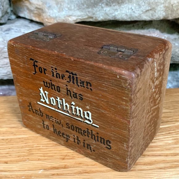 Vintage | Accents | Vtg For The Man Who Has Nothing Novelty Gag Gift ...
